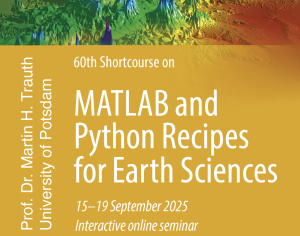 60th Online Shortcourse on MATLAB & Python Recipes for Earth Sciences – MATLAB and Python ...